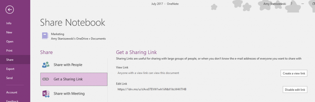 How To Create A Shared OneNote ACUTEC