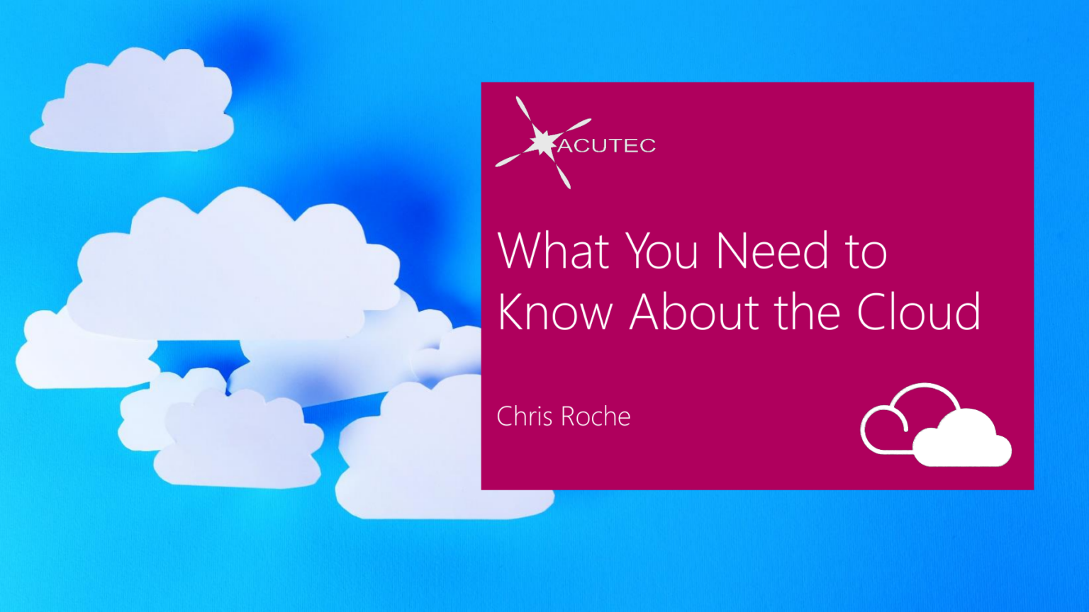 Cloud Guide | ACUTEC